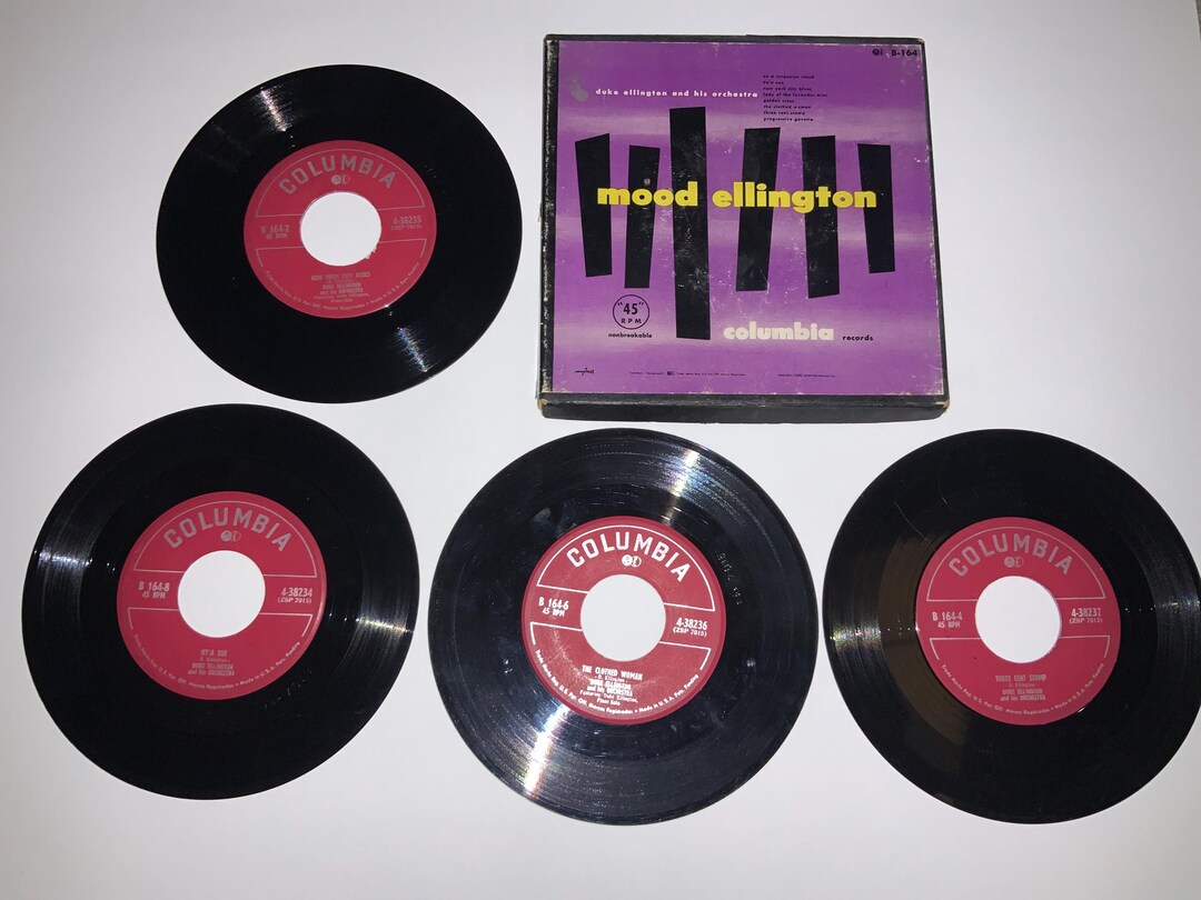 Duke Ellington Mood Ellington Box Set Vinyl Record 4 Lp 45 Rpm Columbia ...