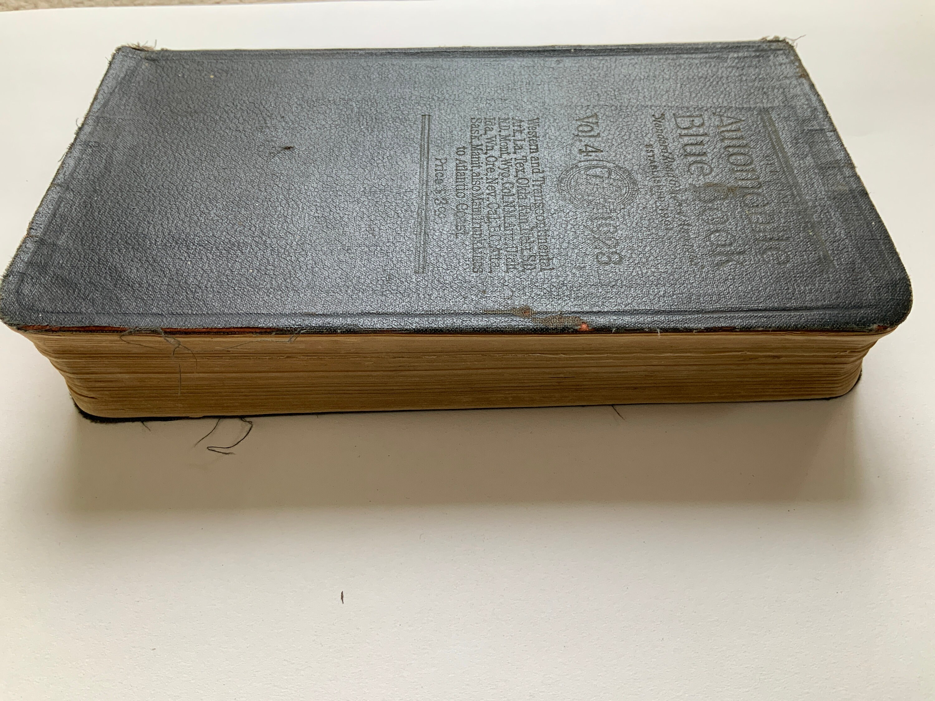 1923 Automobile Blue Book Antique Hardcover Motor Transportation ...