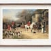 Fox Hunting Prints Vintage British Hunt Wall Art With - Etsy