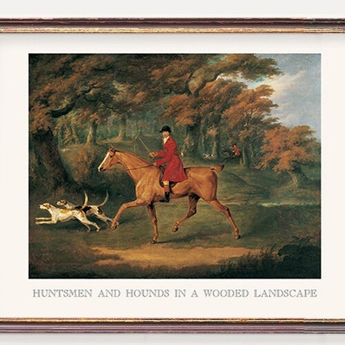 Fox Hunt Art Prints Old English Hunting Wall Art With - Etsy