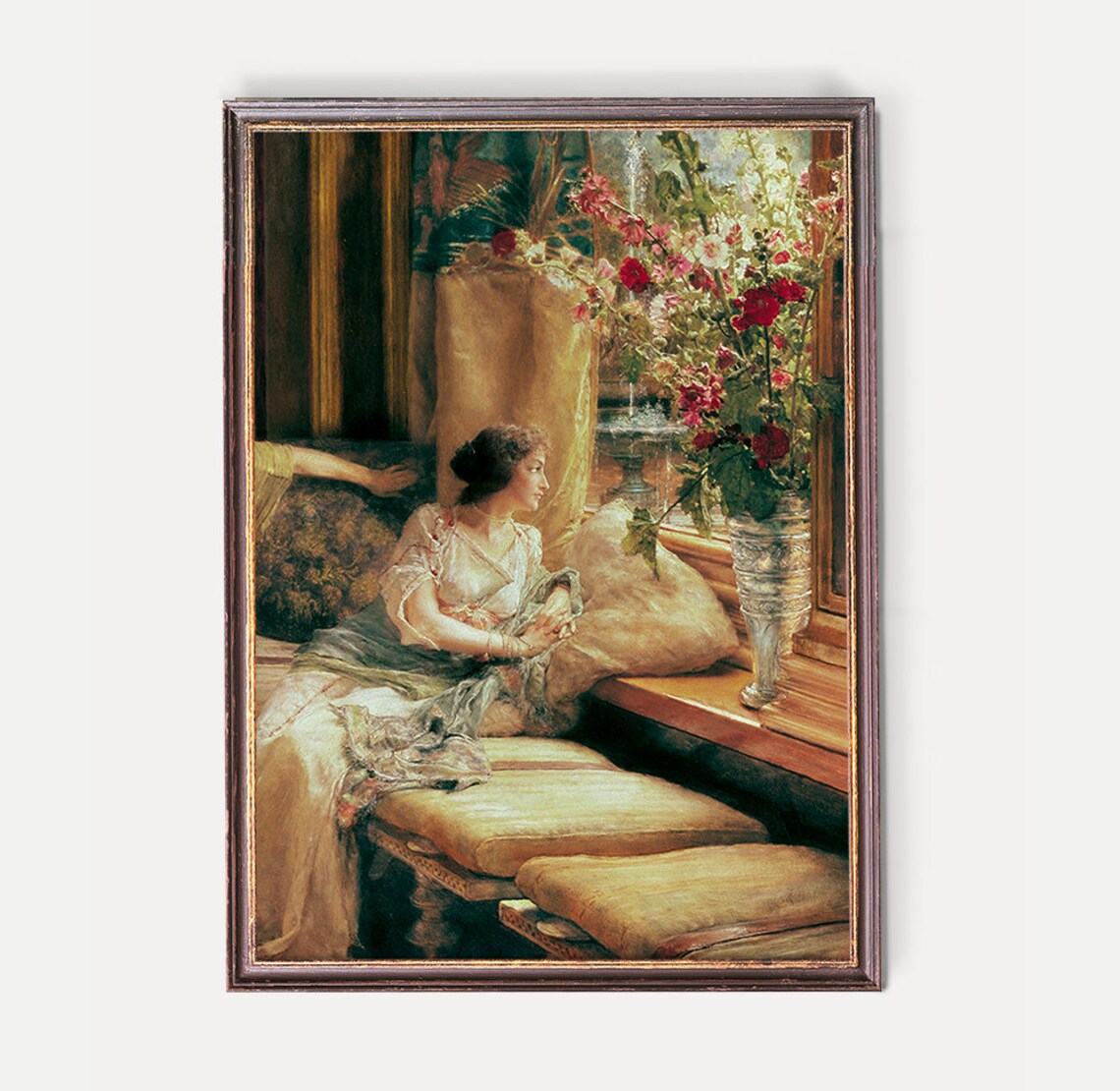 Laura & Alma Tadema : Femal Portraits Art Print Lady and - Etsy