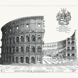 Ancient Rome Art Prints | Classic Wall Art | Colosseum & Pantheon ...