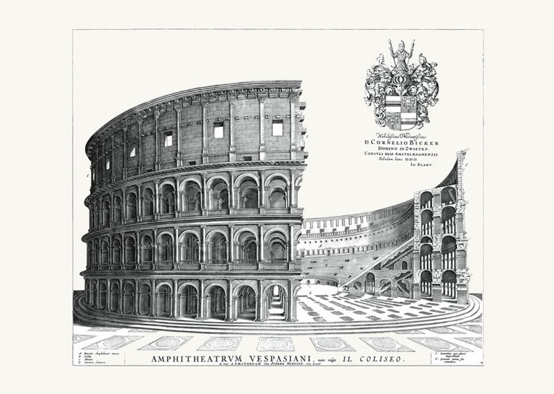 Ancient Rome Art Prints Classic Wall Art Colosseum | Etsy