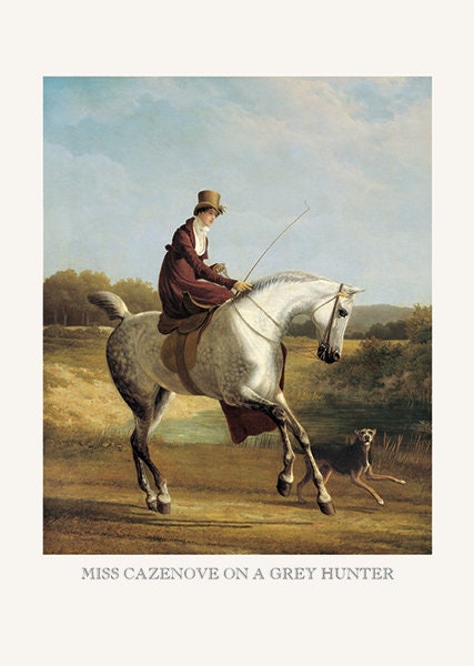 Vintage Horse Riding Prints Old Equestrian Wall Art | Etsy