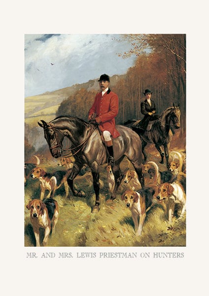 Fox Hunting Art Prints | Antique English Hunters, Dogs and Horses ...