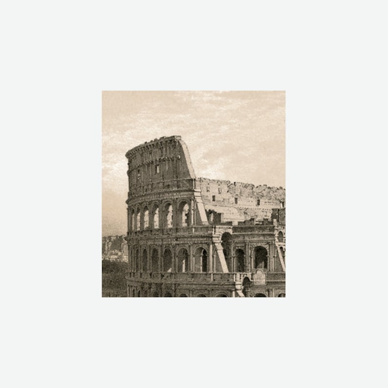 Ancient Rome Art Prints Classic Wall Art Colosseum | Etsy