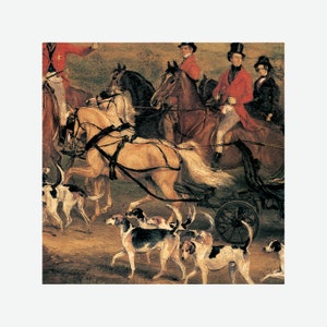 Fox Hunting Print | Vintage Hunting Wall Art | English Hunt Scene With ...