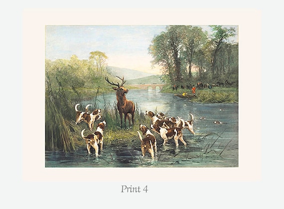 Deer Hunting Painting