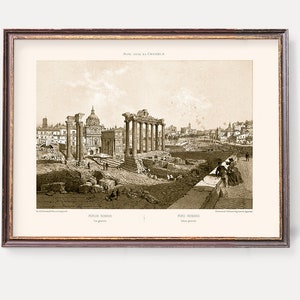 Ancient Rome Art Prints - Classic Wall Art - Colosseum, Pantheon ...