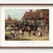 Fox Hunting Prints - Vintage British Hunt Wall Art With Horses, Hunters ...
