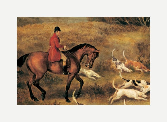 Fox Hunting Art Prints Huntsmen and Hounds English Vintage | Etsy