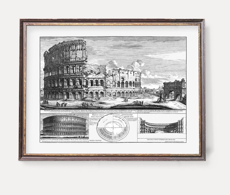 Ancient Rome Art Prints Classic Wall Art Colosseum - Etsy