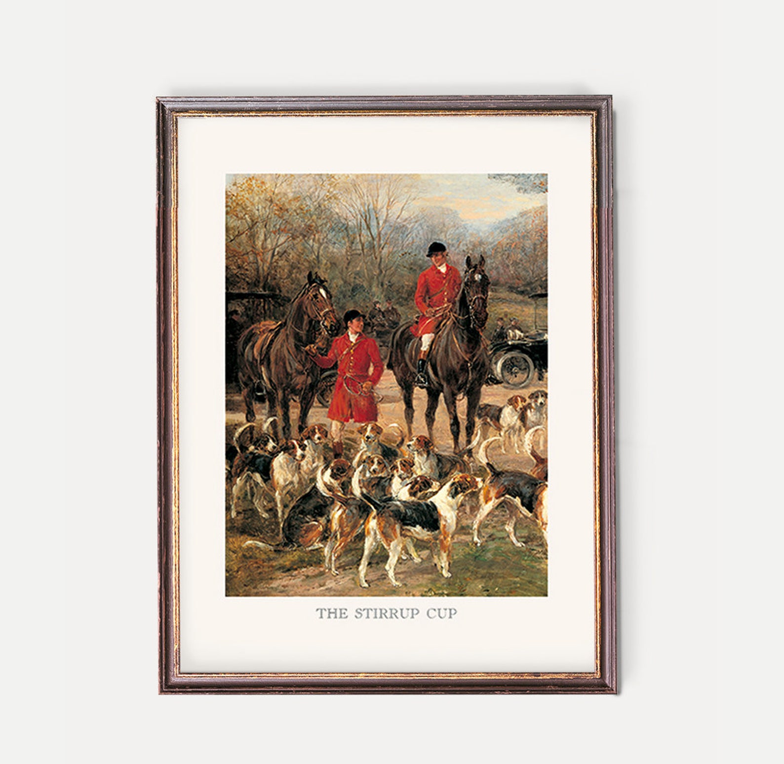 Fox Hunting Art Prints | Antique English Hunters, Dogs and Horses ...