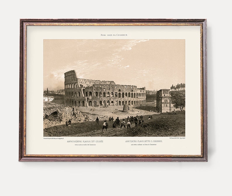Ancient Rome Art Prints Classic Wall Art Colosseum - Etsy