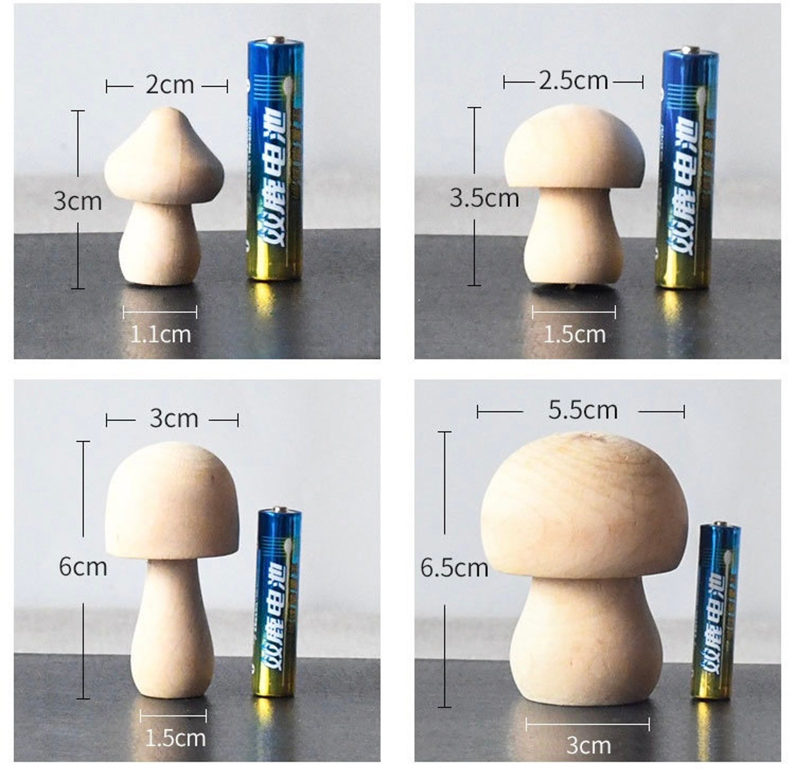 Mushroom Peg Doll Large Mushroom Wooden Mushroom Unfinished | Etsy