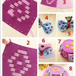 DIY Hat Kit for Kids, Kids Gift, DIY Craft Sewing Kit, Weaving Kit ...