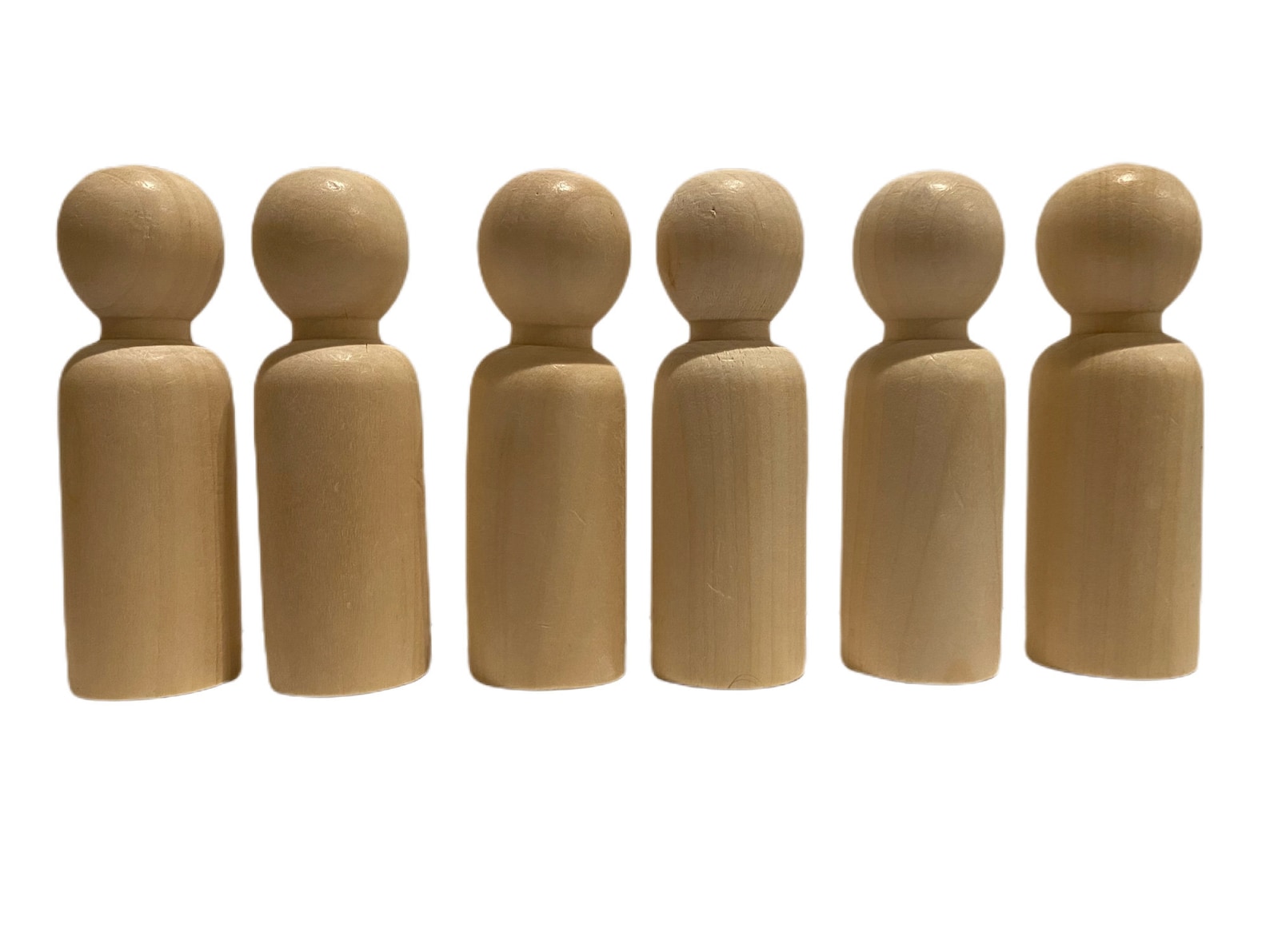 6pcs Giant Peg Dolls 4inch Peg People Peg Family Doll - Etsy