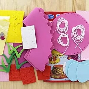 DIY Hat Kit for Kids, Kids Gift, DIY Craft Sewing Kit, Weaving Kit ...