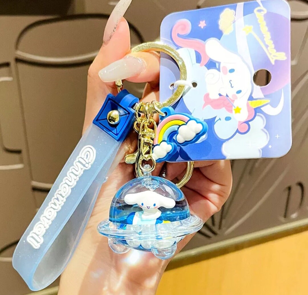 Cinnamoroll Keychain Boba Keychain - Etsy