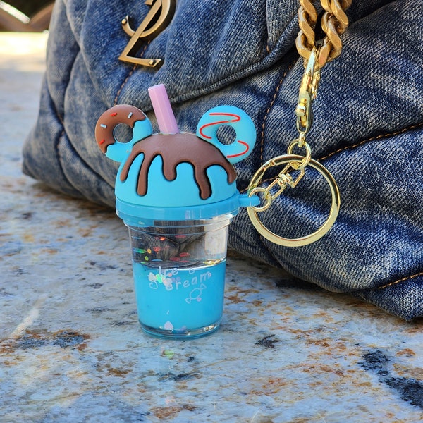 Liquid Keychain - Etsy