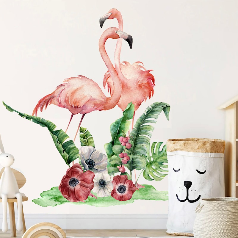 Flamingo Wall Decals - Etsy