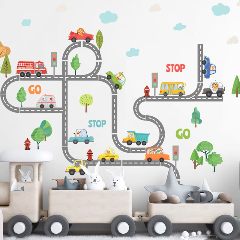 Road Wall Decal - Etsy UK