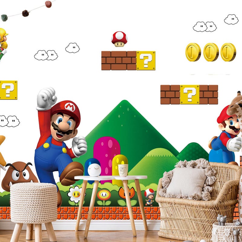 Mario Wall Decal - Etsy