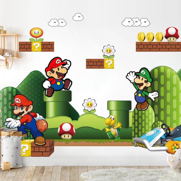 Nintendo Wall Decal - Etsy Canada