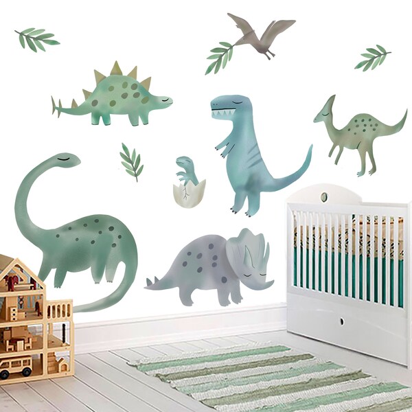 Dinosaur Wall Decals - Etsy