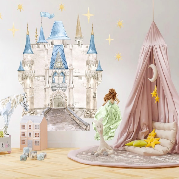 Princess Castle Wall Decal - Etsy