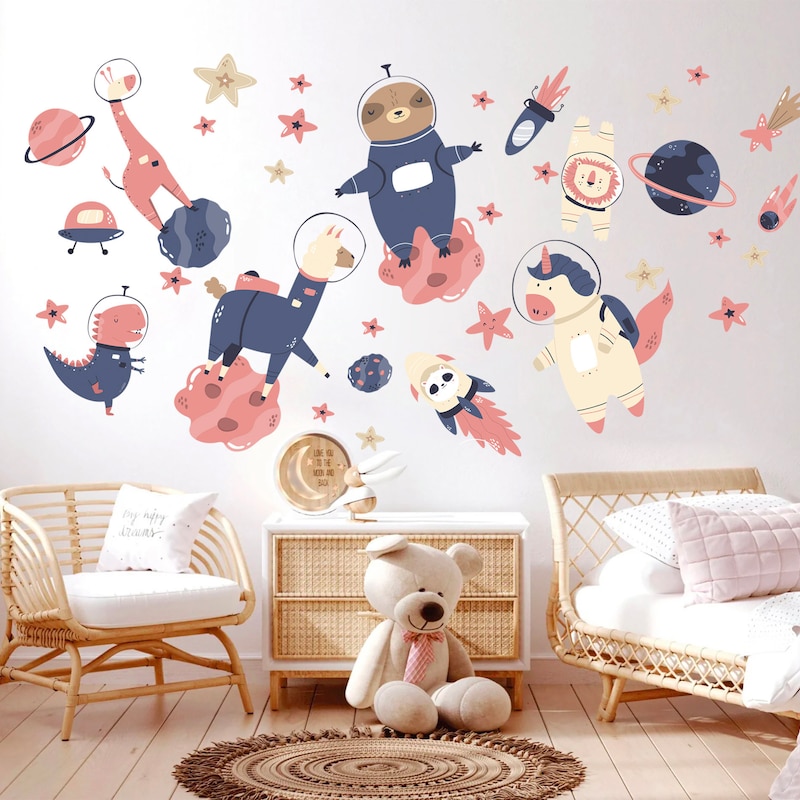 Blue Unicorn Wall Decal - Etsy