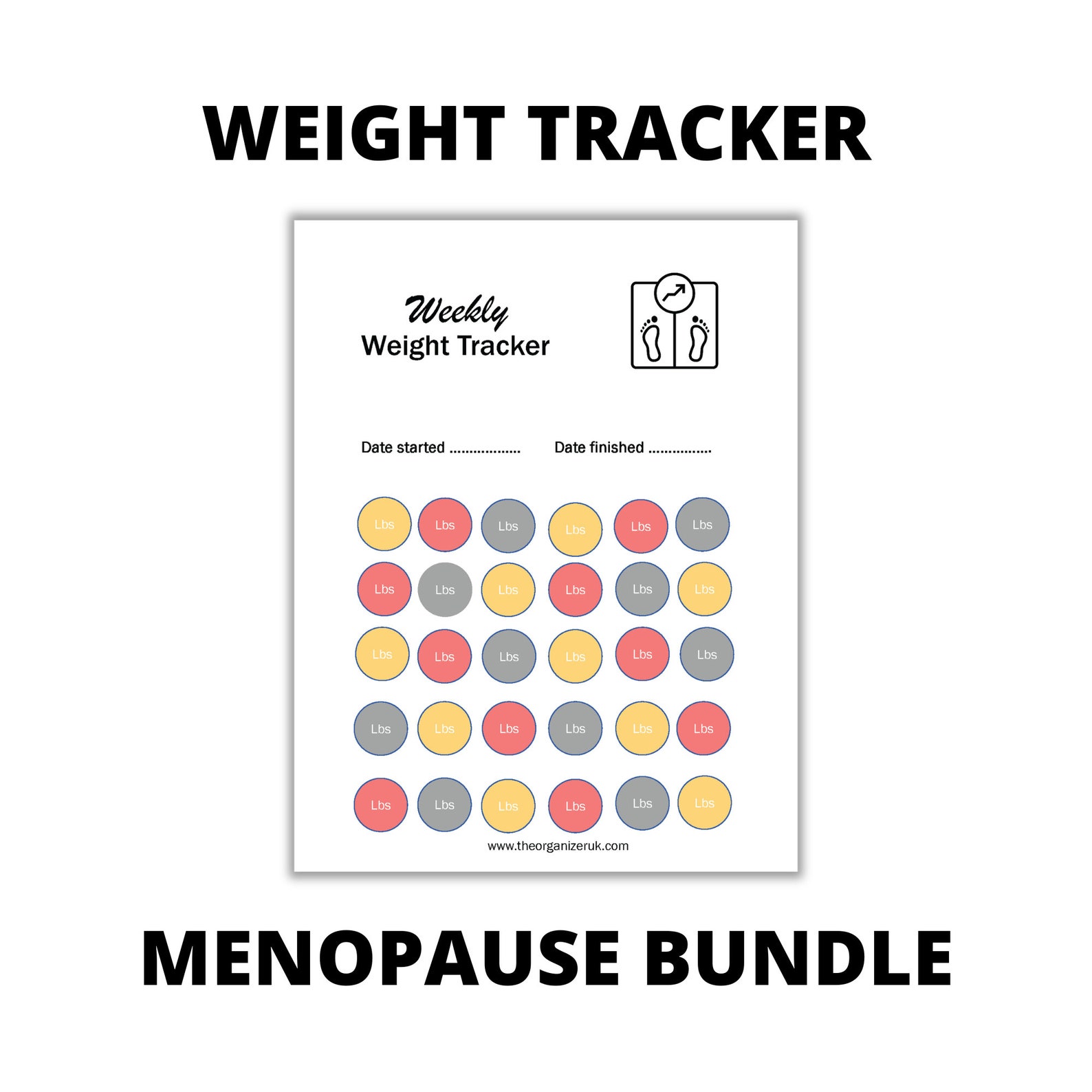 The Peri Menopause Tracker Pack Menopause Symptom Tracker Menopause ...
