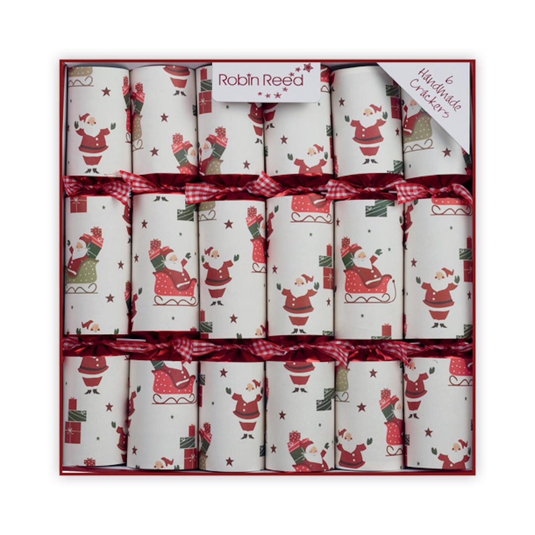 Santa and Sleigh Large Handmade Luxury Christmas Crackers (6 Pack) - Etsy