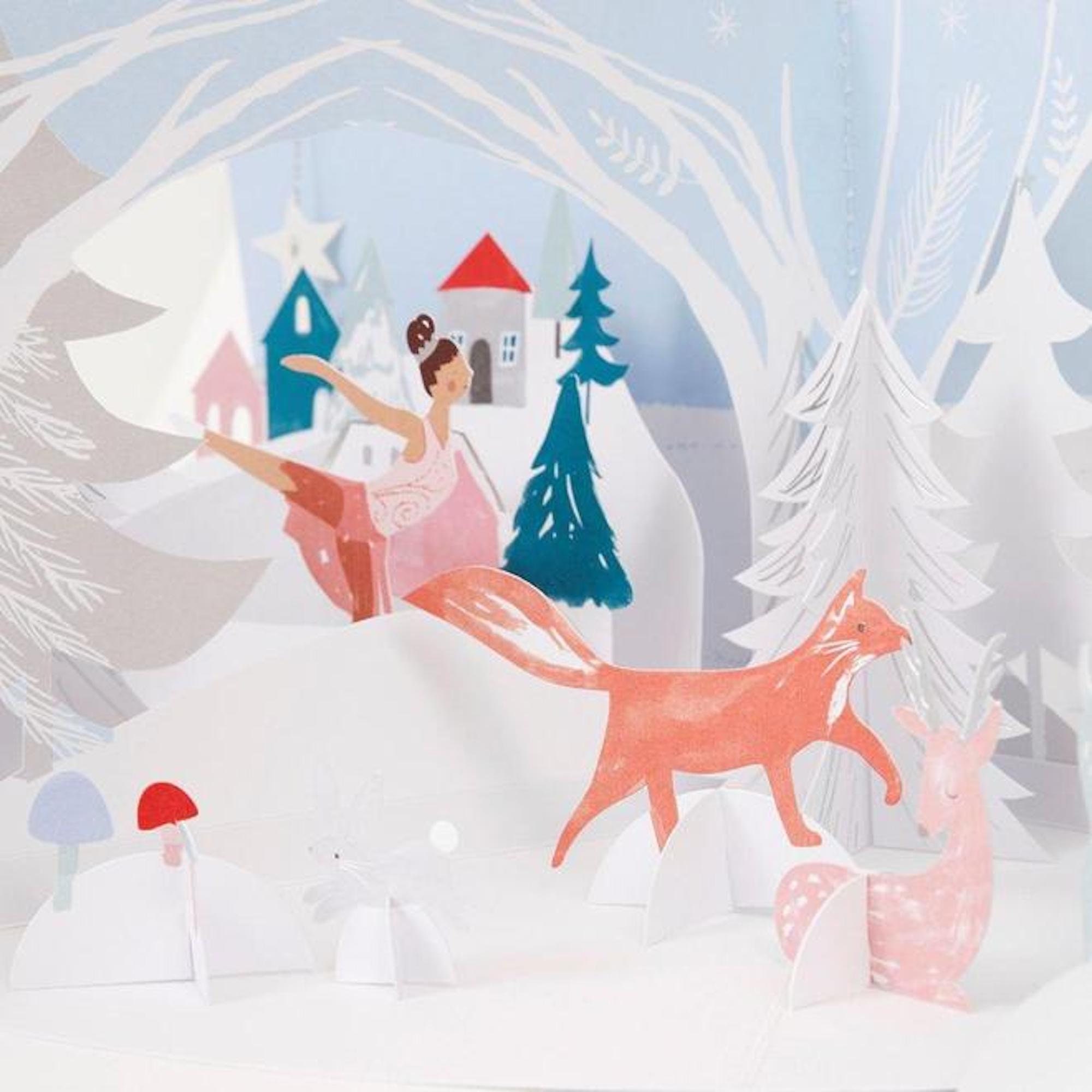 CHRISTMAS Luxury Winter Wonderland Paper Craft Advent Calendar - Etsy