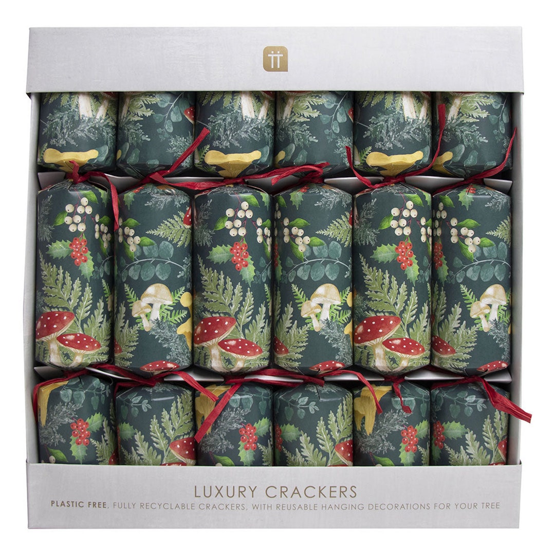 Midnight Forest Woodland Luxury Eco Friendly Christmas Crackers 6 Pack - Etsy