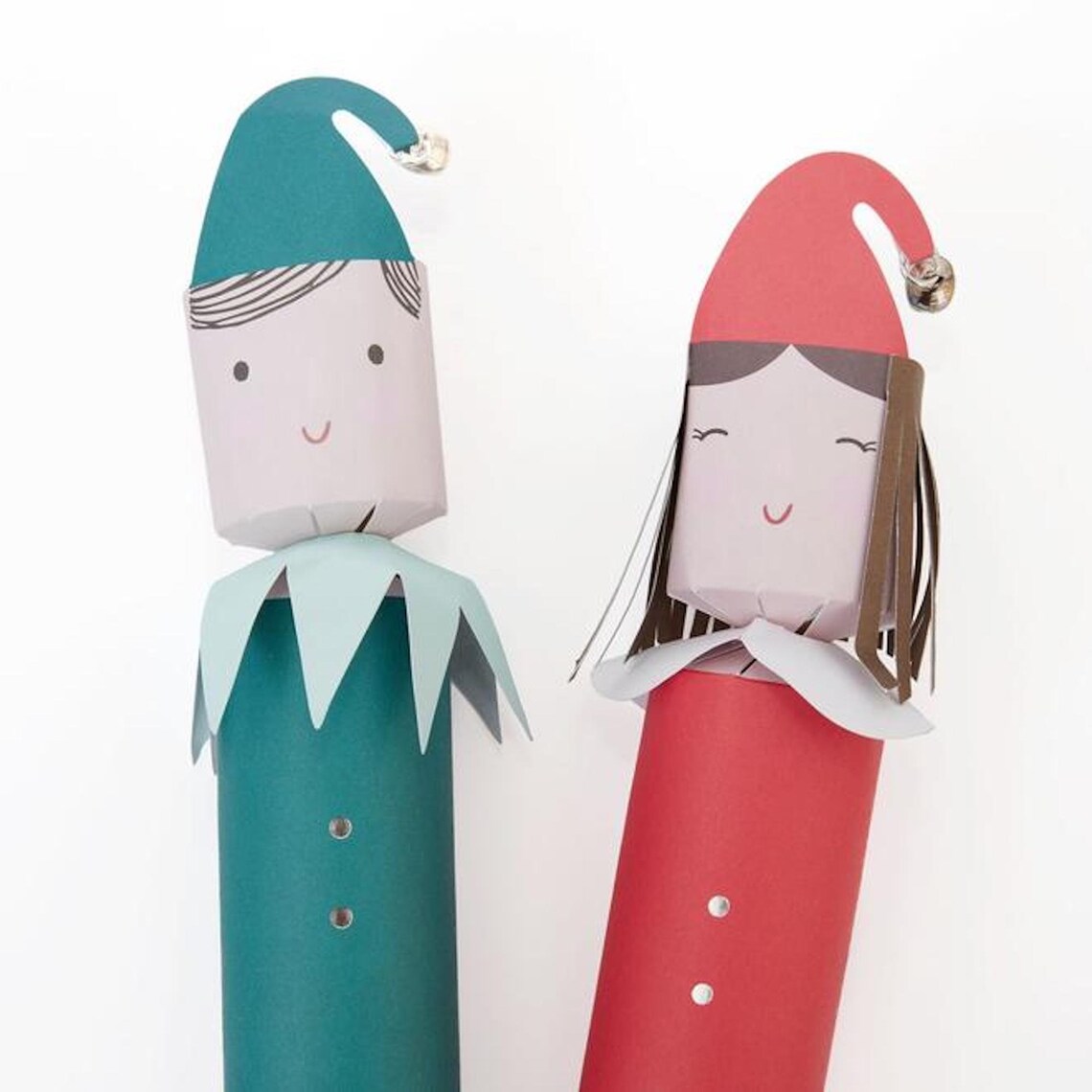 Festive Mr & Mrs Elf Medium Luxury Christmas Crackers - Etsy UK