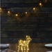 CHRISTMAS Table Top LED Light up Battery Operated Wire Gold Reindeer ...