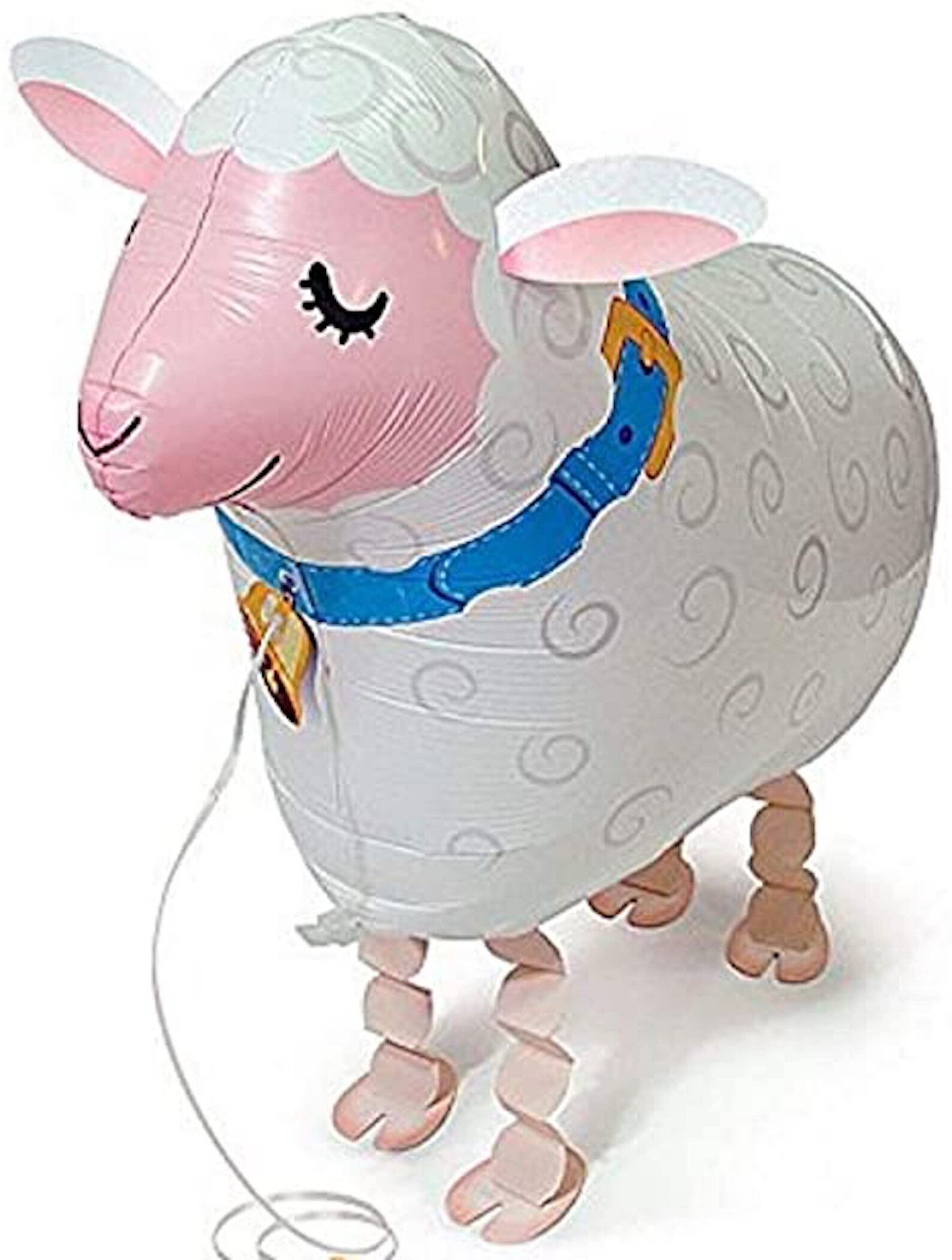 FARM ANIMALS Walking Balloons Party Pack of 6 - Cow, Pig, Sheep, Duck ...