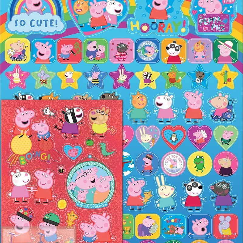 Peppa Pig Stickers - Etsy