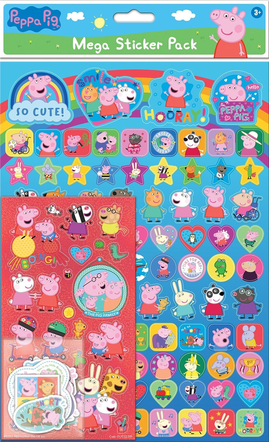 PEPPA PIG Mega Pack of Stickers, Loads of Different Stickers A4 Size - Etsy