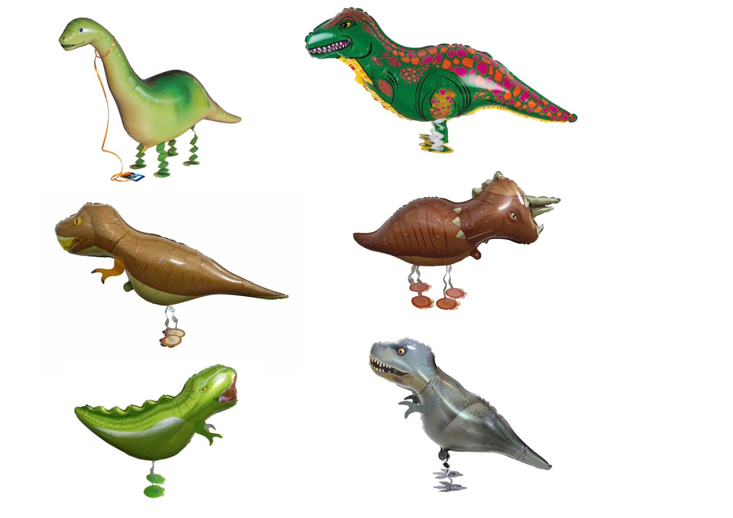 DINOSAUR Walking Balloons, Choose From T-rex, Supersaurus, Triceratops - Etsy Australia