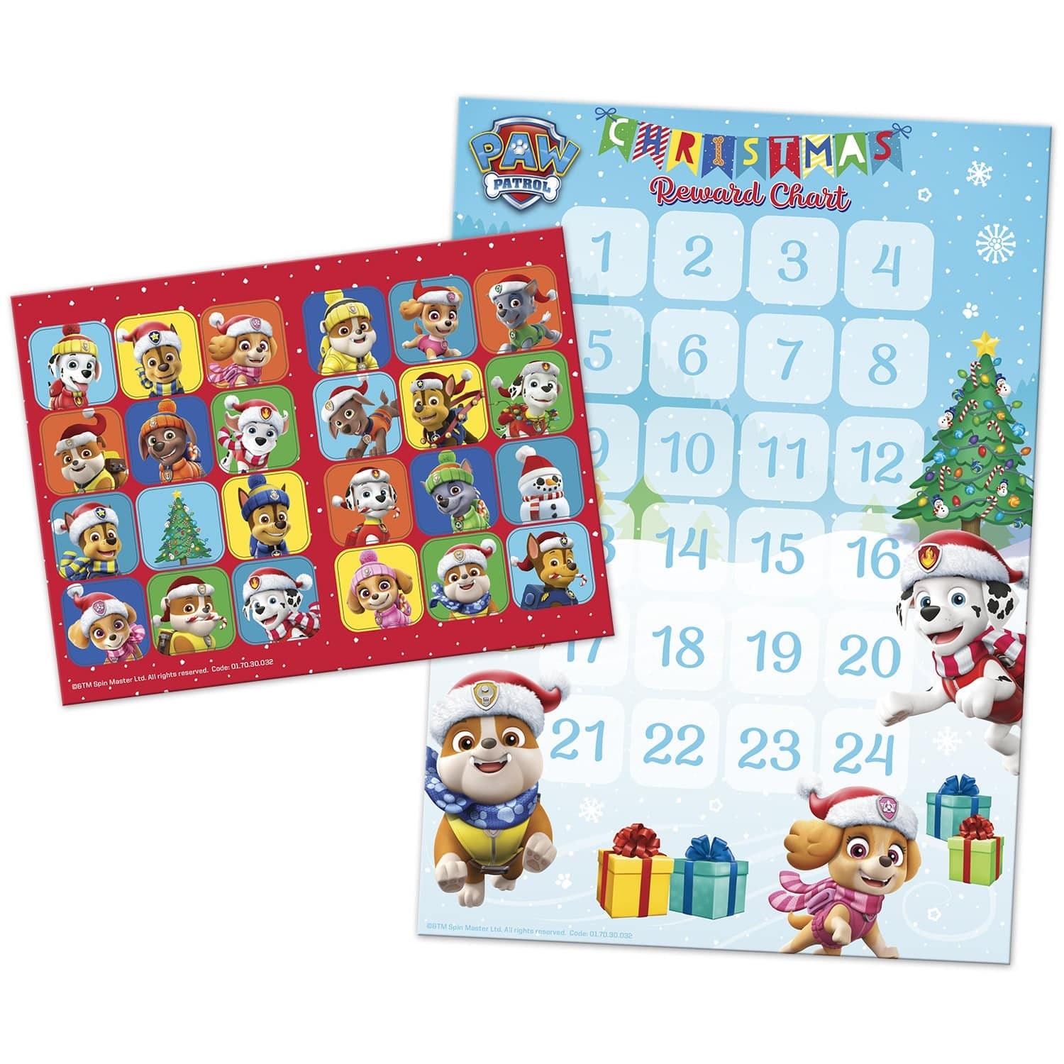 Paw Patrol Countdown to Christmas Advent Reward Chart - Etsy Paw Patrol Countdown to Christmas Advent Reward Chart - Etsy