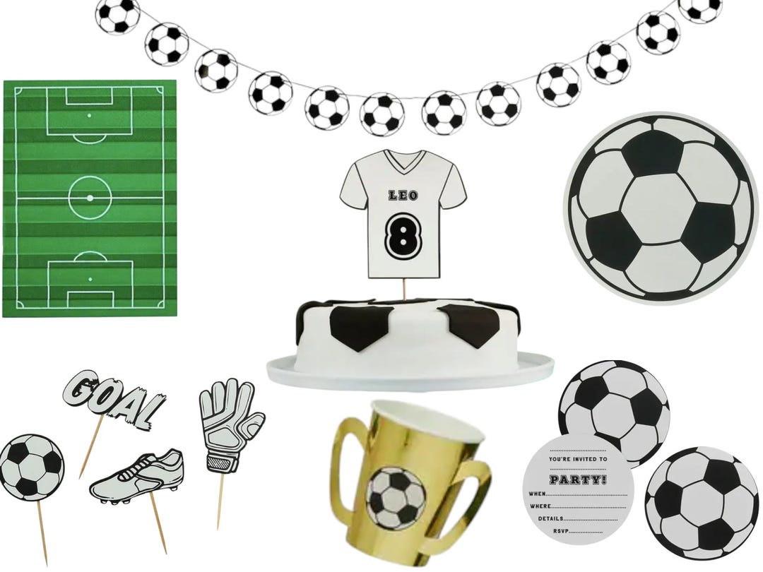 IT'S A GOAL! Football, Soccer Match Top of the League Birthday Party ...