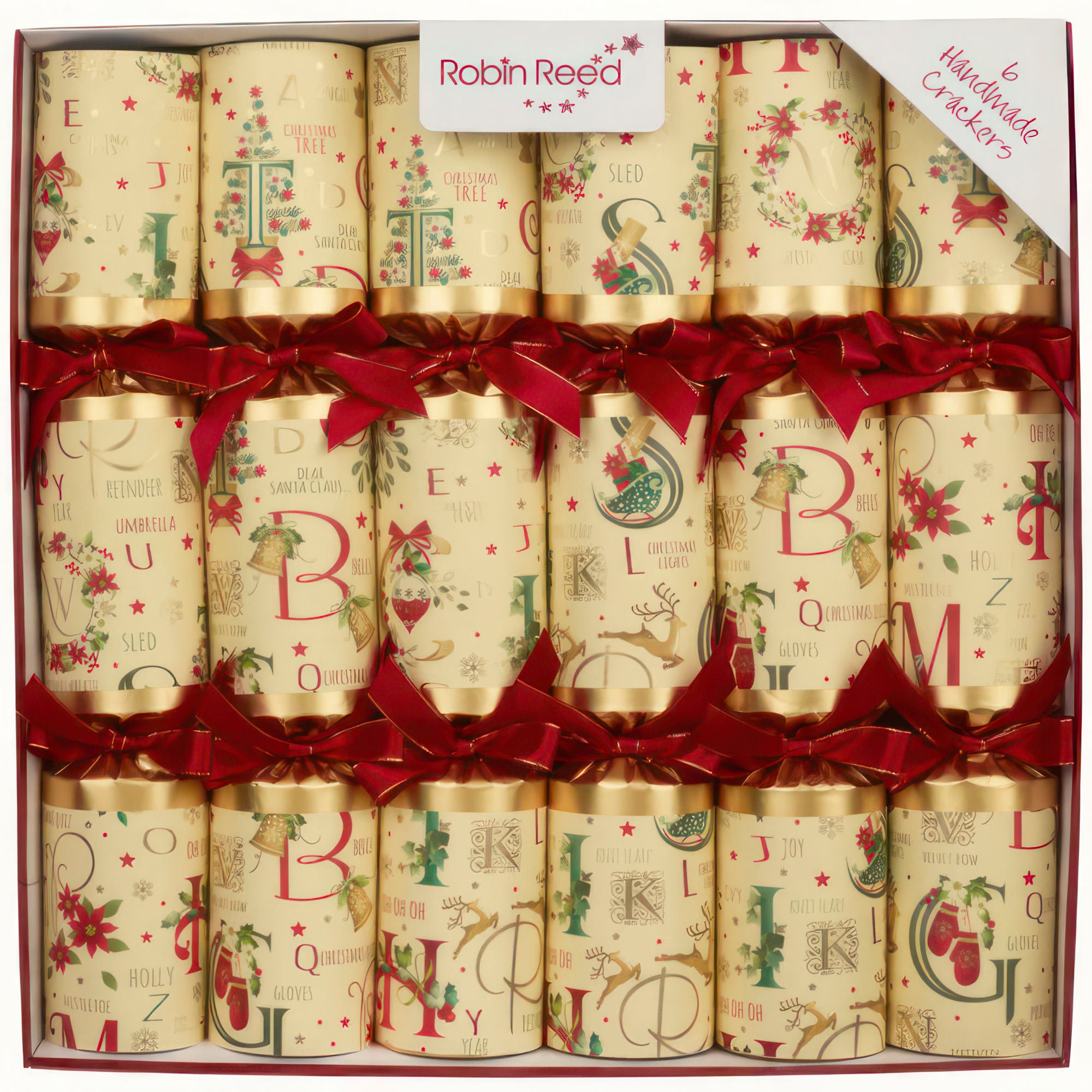Holiday Time X-large Handmade Luxury Christmas Crackers 6 Pack - Etsy UK