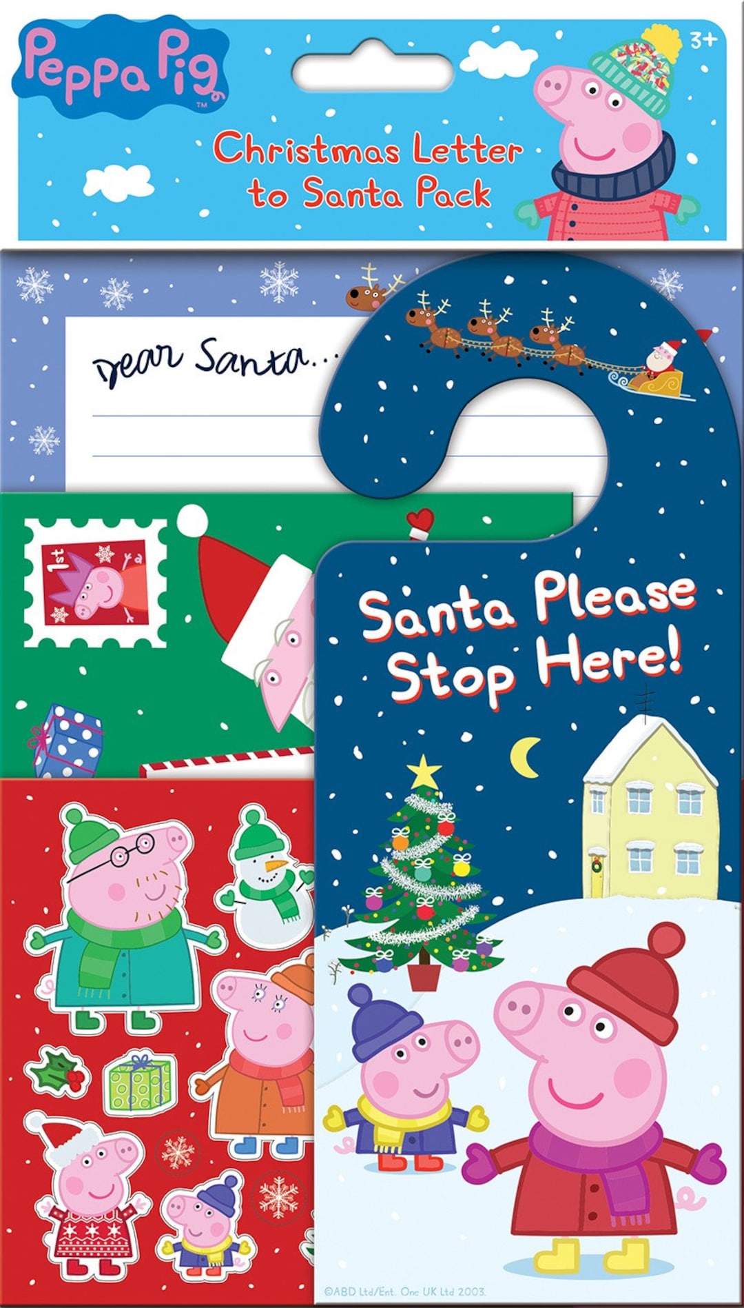 PEPPA PIG Christmas Letter to Santa Pack - Etsy