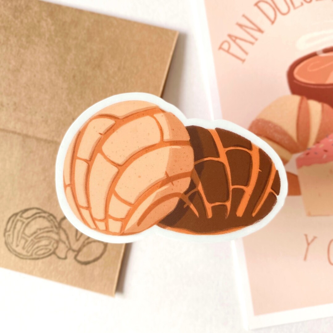 Latina Mexican Pan Dulce Concha Latinx Latina Stickers Mexican Stickers ...