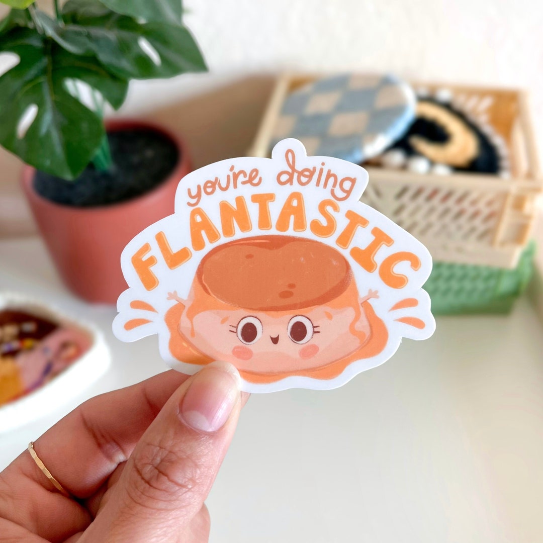 Flan Sticker - Latina Stickers - Mexican Sticker - Latina ...