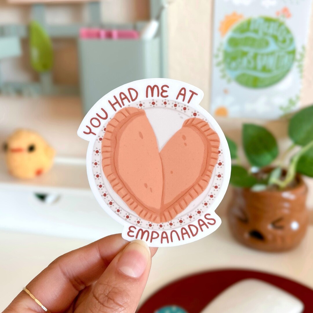 Empanadas Sticker - Latina Stickers - Mexican Food Sticker - Latina ...