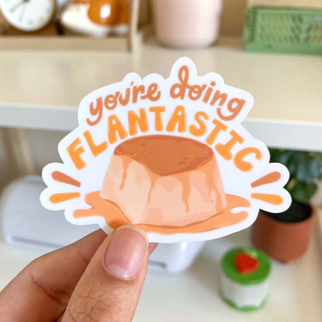 Flan Sticker Latina Stickers Mexican Sticker Latina Motivational ...