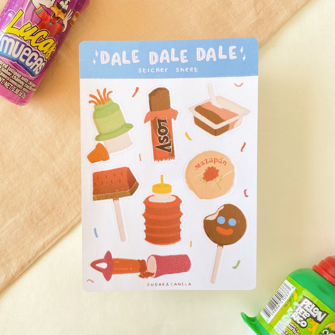 Mexican Candy Sticker Sheet Latina Mexican Latinx - Etsy